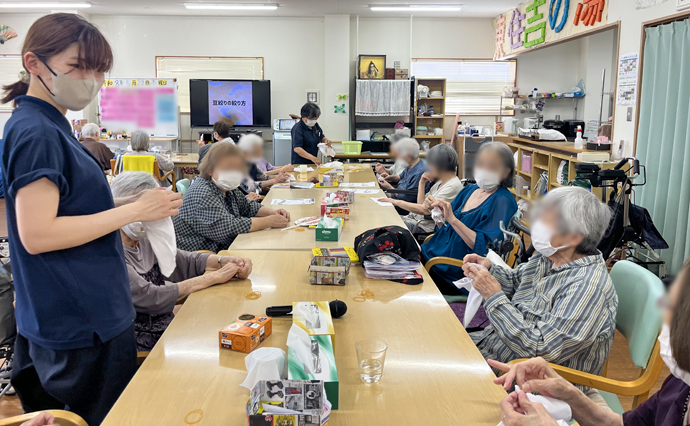 2026年6月 藍染体験 | 【公式】大阪市東住吉区のデイサービス | ヒューマンライフケア東住吉の湯 | 日帰り通所介護